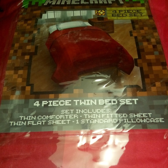 Minecraft | Bedding | Kids 4 Piece Minecraft Twin Comforter Set | Poshmark